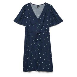 V&eacute;ro Moda Vero Moda Kleid in Dunkelblau - 43% | Gr&ouml;&szlig;e S | Damen-kleider