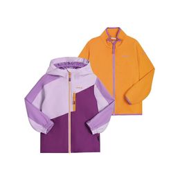 Kamik 3in1-Regenjacke "Estella" in Lila/ Orange - 49% | Gr&ouml;&szlig;e 152 | Kinder-outdoor-jacken