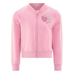 happy girls by Eisend Sweatjacke in Rosa - 47% | Gr&ouml;&szlig;e 152 | Kinder-sweatshirts-jacken