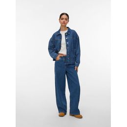 V&eacute;ro Moda Vero Moda Jeansjacke in Dunkelblau - 48% | Gr&ouml;&szlig;e M | Damenjacken