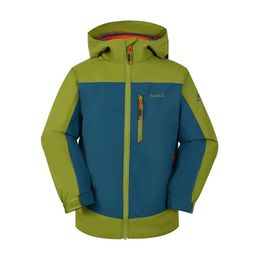 Kamik Regenjacke "Malik" in Gr&uuml;n/ Grau - 57% | Gr&ouml;&szlig;e 176 | Kinder-outdoor-jacken