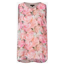 More & More More & More Blusentop in Rosa/ Gr&uuml;n - 65% | Gr&ouml;&szlig;e 44 | Damen-blusen