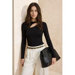 Trendyol Bluse in Schwarz - 68% | Gr&ouml;&szlig;e S | Damen-blusen