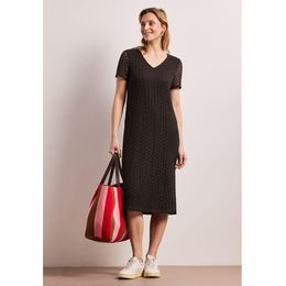 Street One Strickkleid in Dunkelbraun - 47% | Gr&ouml;&szlig;e 40 | Damen-kleider
