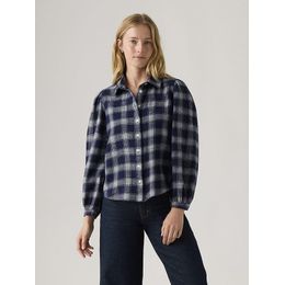 Levi's Levi's Hemd in Dunkelblau/ Wei&szlig; - 53% | Gr&ouml;&szlig;e M | Damen-blusen