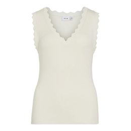 Vila Top "Visisi" in Creme - 40% | Gr&ouml;&szlig;e S | Damen-tops