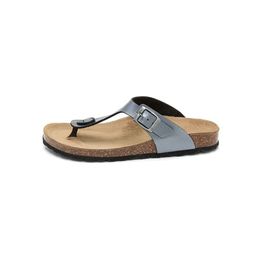 billowy Zehentrenner in Silber - 75% | Gr&ouml;&szlig;e 29 | Damen-sandalen