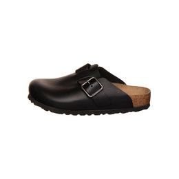 Birkenstock Leder-Clogs "Boston" in Schwarz - 34% | Gr&ouml;&szlig;e 45 | Damen-pantoletten