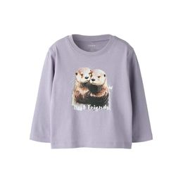 name it Longsleeve "Votea" in Lila - 37% | Gr&ouml;&szlig;e 104 | Kinder-longsleeves