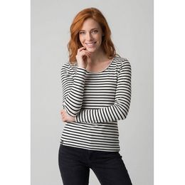 alife and kickin Longsleeve "Bertha" in Schwarz/ Wei&szlig; - 62% | Gr&ouml;&szlig;e XS | Damen-tops