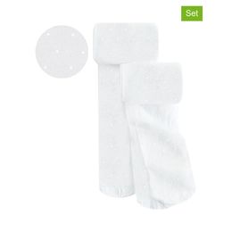 COOL CLUB 2er-Set: Strumpfhosen in Wei&szlig; - 27% | Gr&ouml;&szlig;e 116/122 | Kinder-socken-strumpfhosen