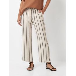 Toni Hose "Pia Wide Chic" in Beige/ Schwarz - 70% | Gr&ouml;&szlig;e 46 | Damenhosen