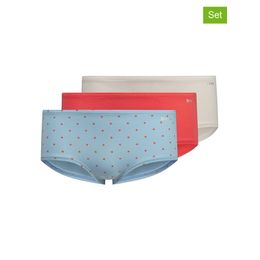 Skiny 3er-Set: Pantys in Wei&szlig;/ Rot/ Hellblau - 54% | Gr&ouml;&szlig;e 164 | Kinder-waesche