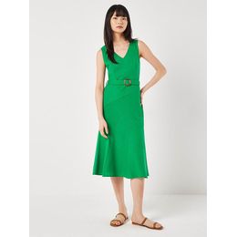 Apricot Kleid in Gr&uuml;n - 60% | Gr&ouml;&szlig;e S | Damen-kleider