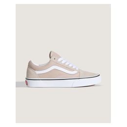 Vans Leder-Sneakers "Old Skool" in Beige - 40% | Gr&ouml;&szlig;e 39 | Damen-sneakers