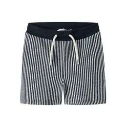name it Shorts "Hans" in Schwarz/ Wei&szlig; - 30% | Gr&ouml;&szlig;e 122 | Kinderhosen