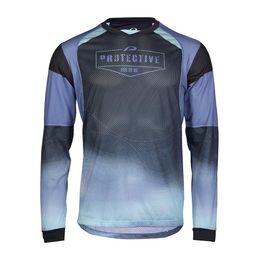 Protective Funktionslongsleeve "Neon Moon" in Blau - 53% | Gr&ouml;&szlig;e XL | Herren-sportshirts