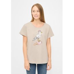 Derbe Shirt in Beige - 48% | Gr&ouml;&szlig;e XL | Damen-tops