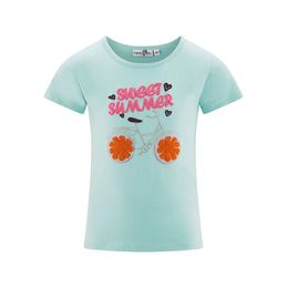 happy girls by Eisend Shirt in T&uuml;rkis - 42% | Gr&ouml;&szlig;e 128 | Kinder-oberteile