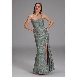 HEY KYLA Paillettenkleid in Silver - 61% | Gr&ouml;&szlig;e 34 | Damen-kleider