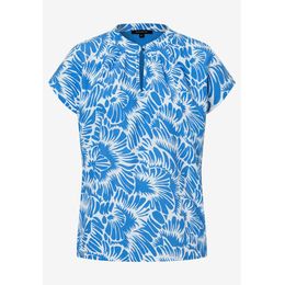 More & More More & More Bluse in Blau/ Wei&szlig; - 52% | Gr&ouml;&szlig;e 38 | Damen-blusen