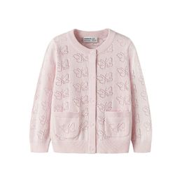 name it Cardigan "Fiaja" in Rosa - 37% | Gr&ouml;&szlig;e 104 | Kinder-pullover
