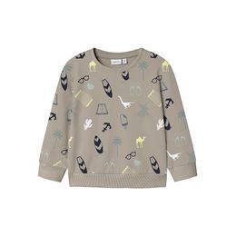 name it Sweatshirt "Jerome" in Hellbraun - 50% | Gr&ouml;&szlig;e 122/128 | Kinder-sweatshirts-jacken