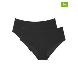 Triumph 2er-Set: Taillenslips "Sense of Modal" in Schwarz - 60% | Gr&ouml;&szlig;e XL | Damen-unterteile