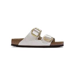 Birkenstock Pantoletten "Arizona Big Buckle" in Wei&szlig; - 16% | Gr&ouml;&szlig;e 37 | Damen-pantoletten