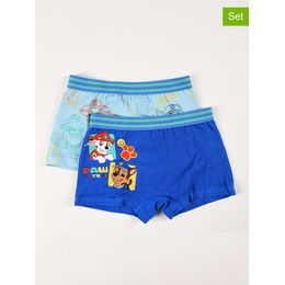 Disney Paw Patrol 2er-Set: Boxershorts "Paw Patrol" in Hellblau/ Blau - 29% | Gr&ouml;&szlig;e 104/110 | Kinder-waesche