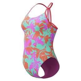Speedo Badeanzug in Lila/ T&uuml;rkis - 25% | Gr&ouml;&szlig;e 128 | Kinder-bademode