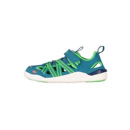 Trollkids Barfu&szlig;-Halbsandalen "Saltfjord" in Blau/ Gr&uuml;n - 20% | Gr&ouml;&szlig;e 28 | Kindersandalen