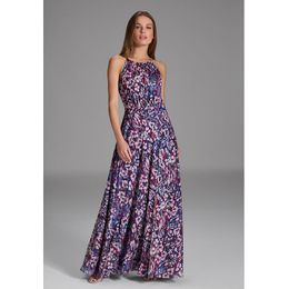 Swing Kleid in Lila/ Dunkelblau - 71% | Gr&ouml;&szlig;e 36 | Damen-kleider