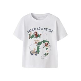 name it Shirt "Huber" in Wei&szlig; - 41% | Gr&ouml;&szlig;e 104 | Kinder-oberteile