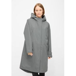 Derbe Regenmantel in Grau - 52% | Gr&ouml;&szlig;e 38 | Damen-outdoorjacken