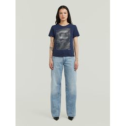 G-Star Raw G-Star Shirt in Dunkelblau - 47% | Gr&ouml;&szlig;e L | Damen-tops