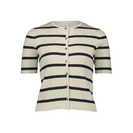 Kaffe Cardigan in Creme/ Schwarz - 59% | Gr&ouml;&szlig;e M | Damen-pullover-cardigans