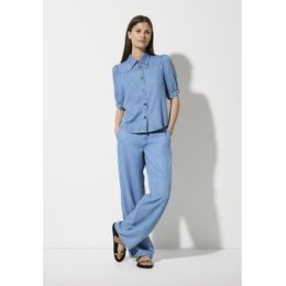 More & More More & More Jeansbluse in Blau - 62% | Gr&ouml;&szlig;e 44 | Damen-blusen