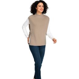 WITT WEIDEN Pullunder in Beige - 74% | Gr&ouml;&szlig;e 38 | Damen-pullover-cardigans