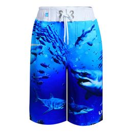 Peek U Badeshorts "Laguna" in Blau/ Wei&szlig; - 78% | Gr&ouml;&szlig;e 104 | Kinder-bademode