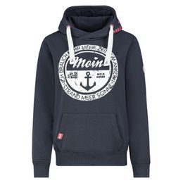 Eight2Nine Hoodie in Dunkelblau - 63% | Gr&ouml;&szlig;e M | Damen-sweatshirts-jacken