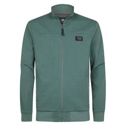 PETROL INDUSTRIES Sweatjacke in Gr&uuml;n - 48% | Gr&ouml;&szlig;e M | Herren-sweatshirts-jacken