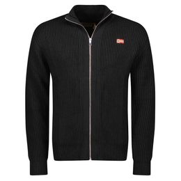 Geographical Norway Cardigan "Flexible" in Schwarz - 73% | Gr&ouml;&szlig;e M | Damen-pullover-cardigans