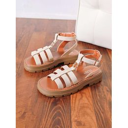 Sixth Sens Sandalen in Creme - 50% | Gr&ouml;&szlig;e 41 | Damen-sandalen