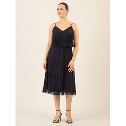 Apart Plisseekleid in Dunkelblau - 74% | Gr&ouml;&szlig;e 42 | Damen-kleider