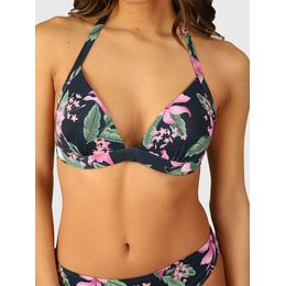 Brunotti Bikini-Oberteil "Lisselot" in Dunkelblau/ Rosa - 53% | Gr&ouml;&szlig;e 42 | Damen-bademode