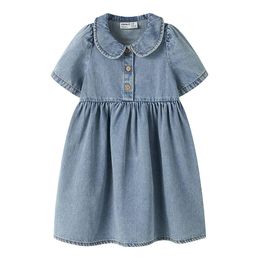 name it Kleid "Poppy" in Blau - 27% | Gr&ouml;&szlig;e 122 | Kinderkleider