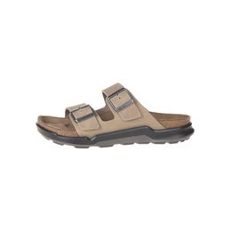 Birkenstock Leder-Pantoletten "Arizona" in Beige - 20% | Gr&ouml;&szlig;e 45 | Damen-pantoletten
