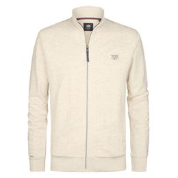 PETROL INDUSTRIES Sweatjacke in Beige - 56% | Gr&ouml;&szlig;e S | Herren-sweatshirts-jacken