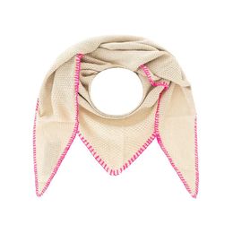 Zwillingsherz Dreieckstuch "Uni Fringe" in Beige - (L)180 x (B)66 cm - 30% | Damen-schals-tuecher